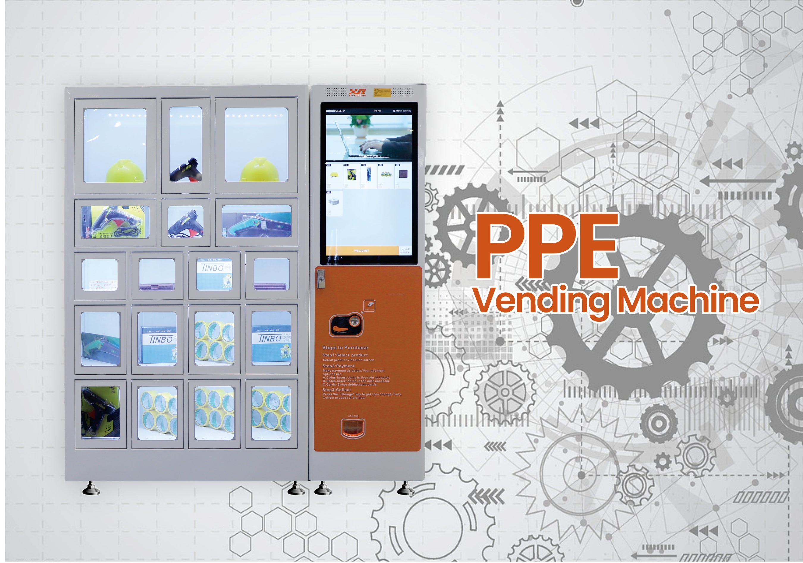 PPE vending machine for sale tools and cutters — XY Vending Mall