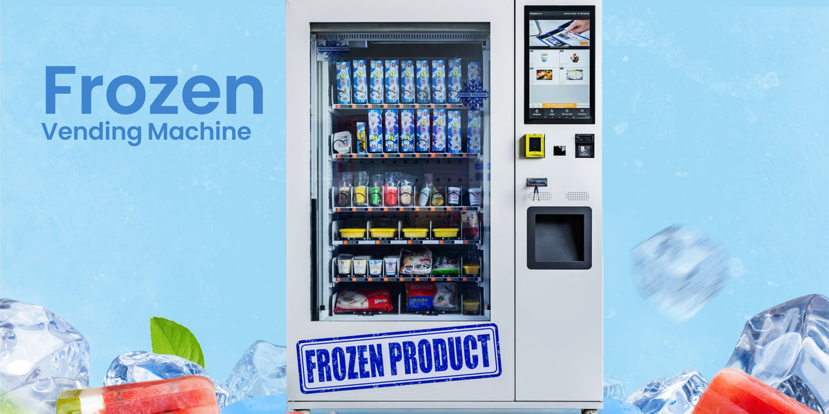 Frozen Food Vending Machine For Sale Meat And Popsicles — XY Vending Mall
