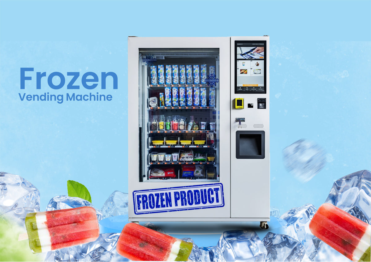 Frozen Food Vending Machine For Sale Meat And Popsicles — XY Vending Mall