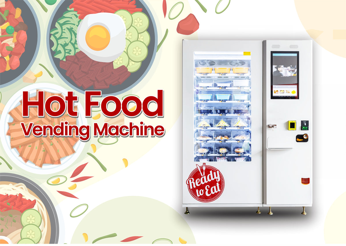 Hot food vending machine for sale rice and box lunch — XY Vending Mall